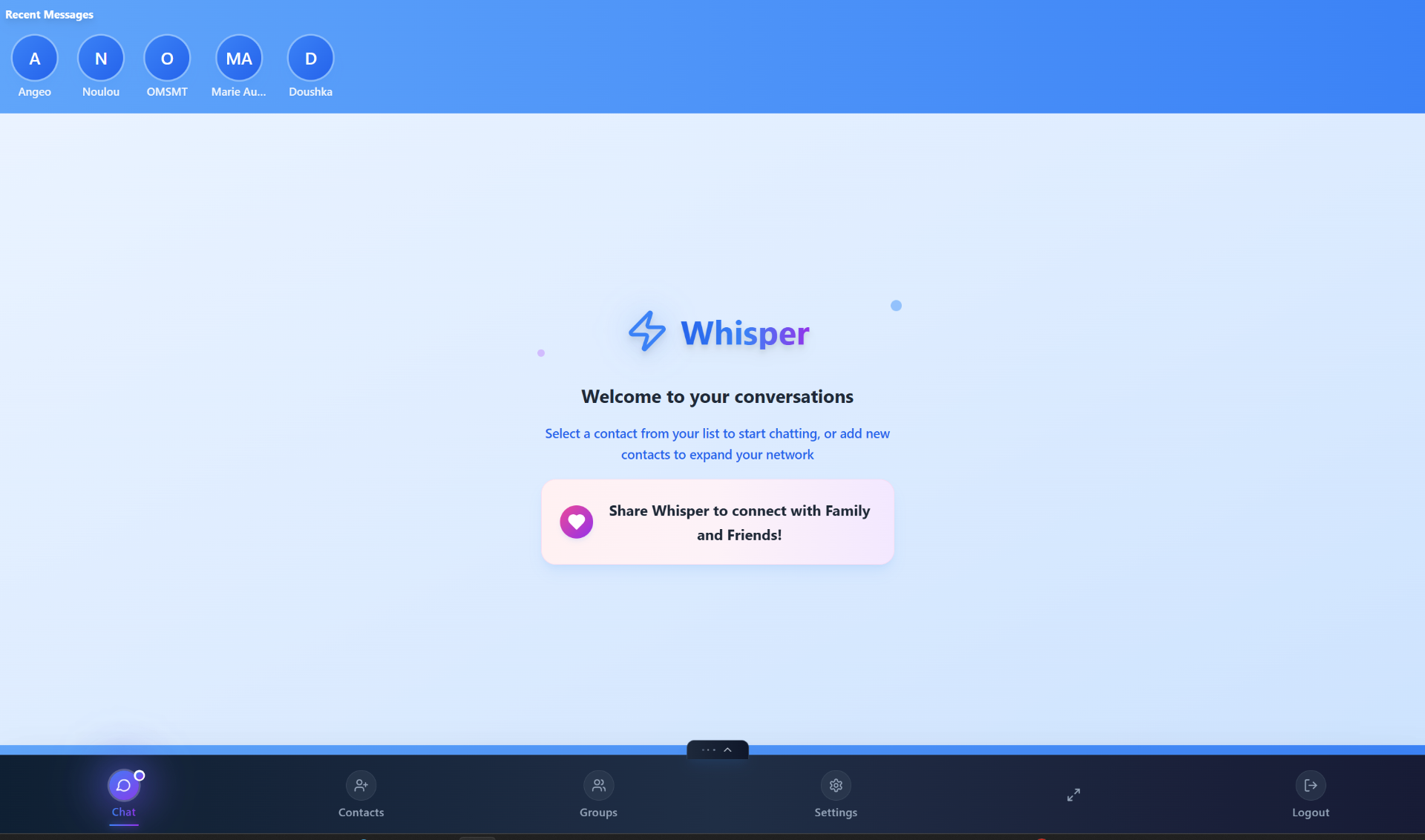 Whisper-Chat - AI-Powered Conversations Made Simple